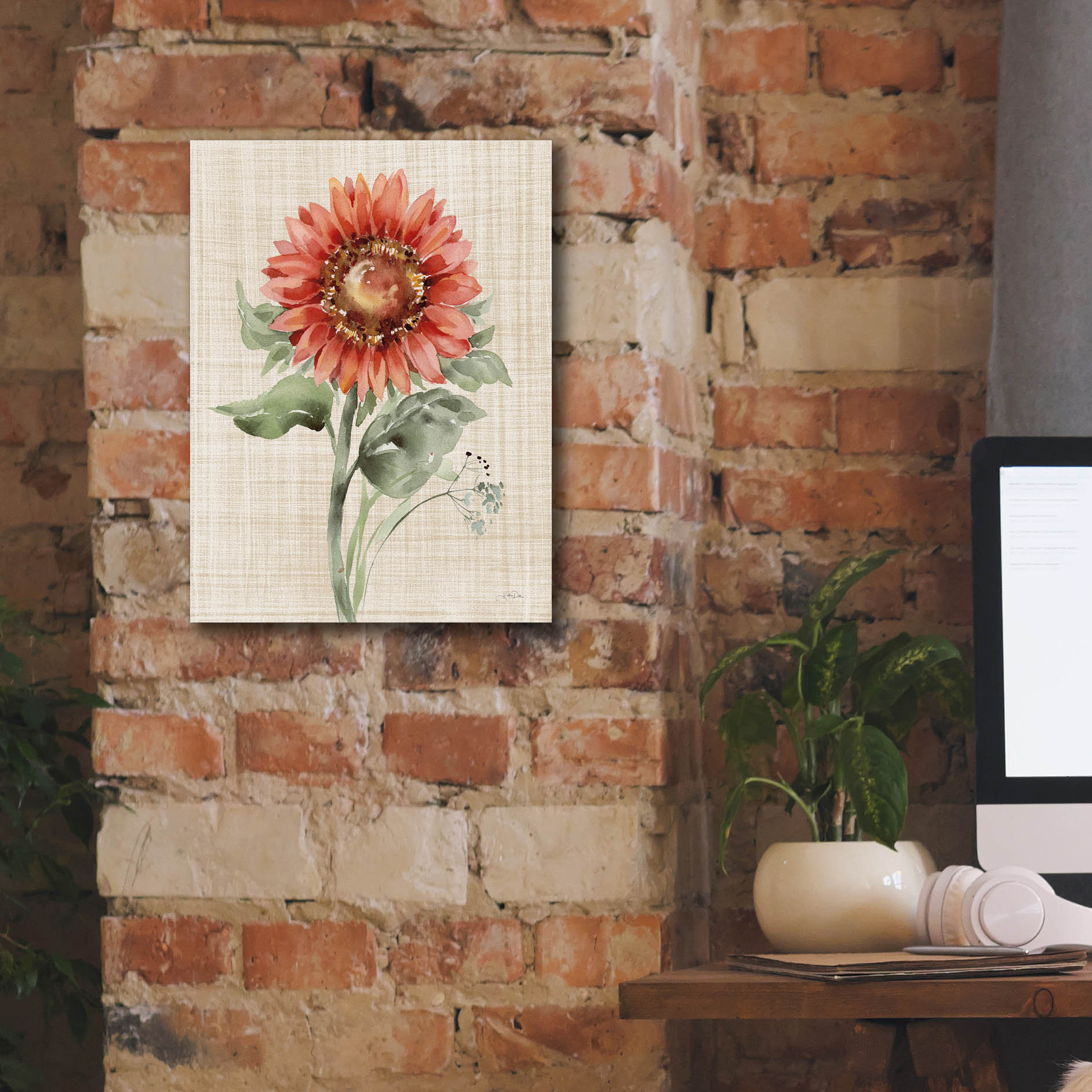 Epic Graffiti 'Autumn Ramble 2 Linen' by Katrina Pete Canvas Wall Art ...