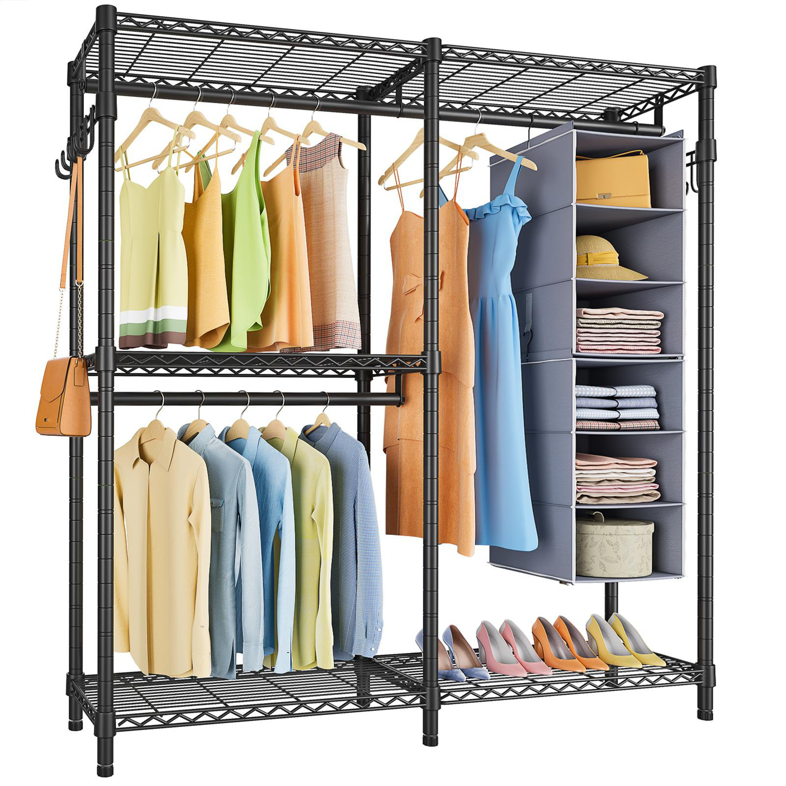 VIPEK 56.7'' Metal Clothes Rack | Wayfair