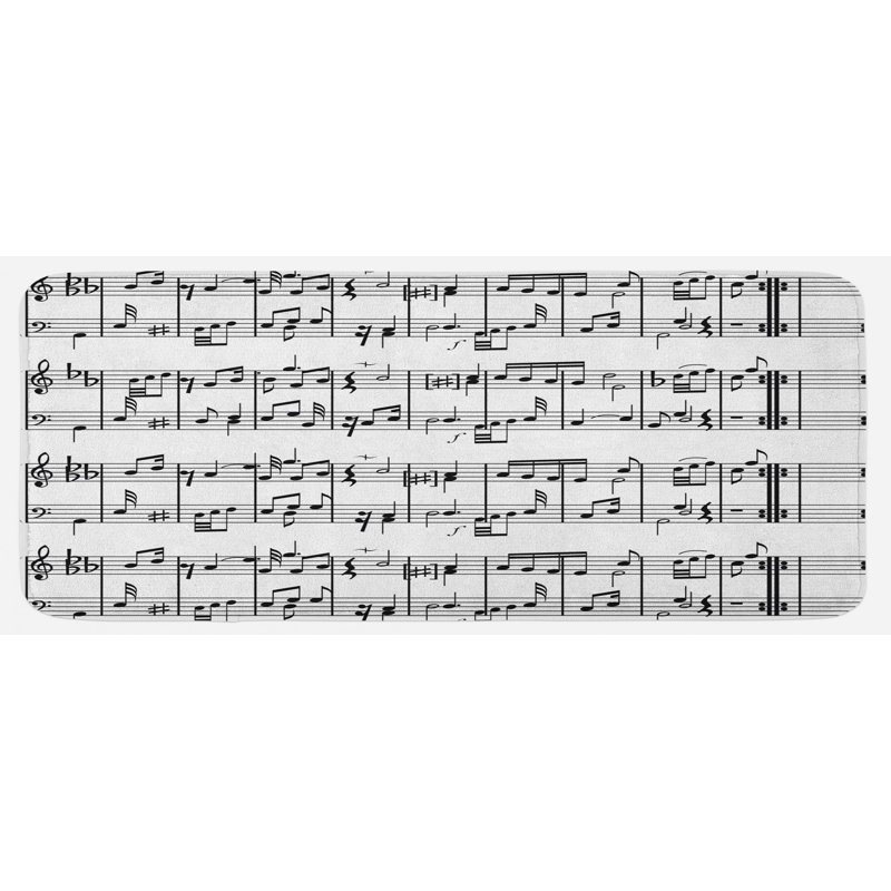 East Urban Home Music Kitchen Mat | Wayfair