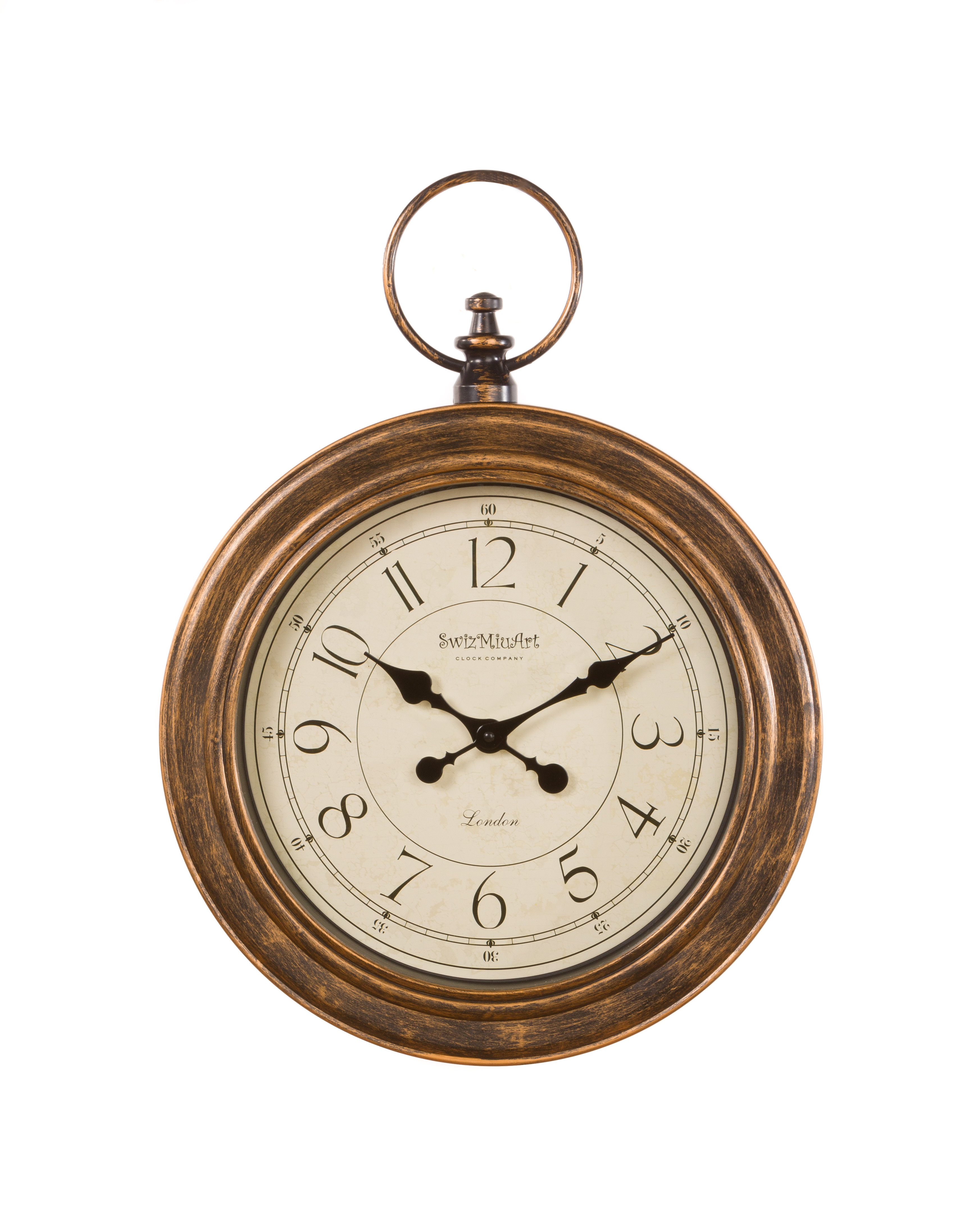 Byron Anthony Home Bronson 13" Wall Clock & Reviews | Wayfair
