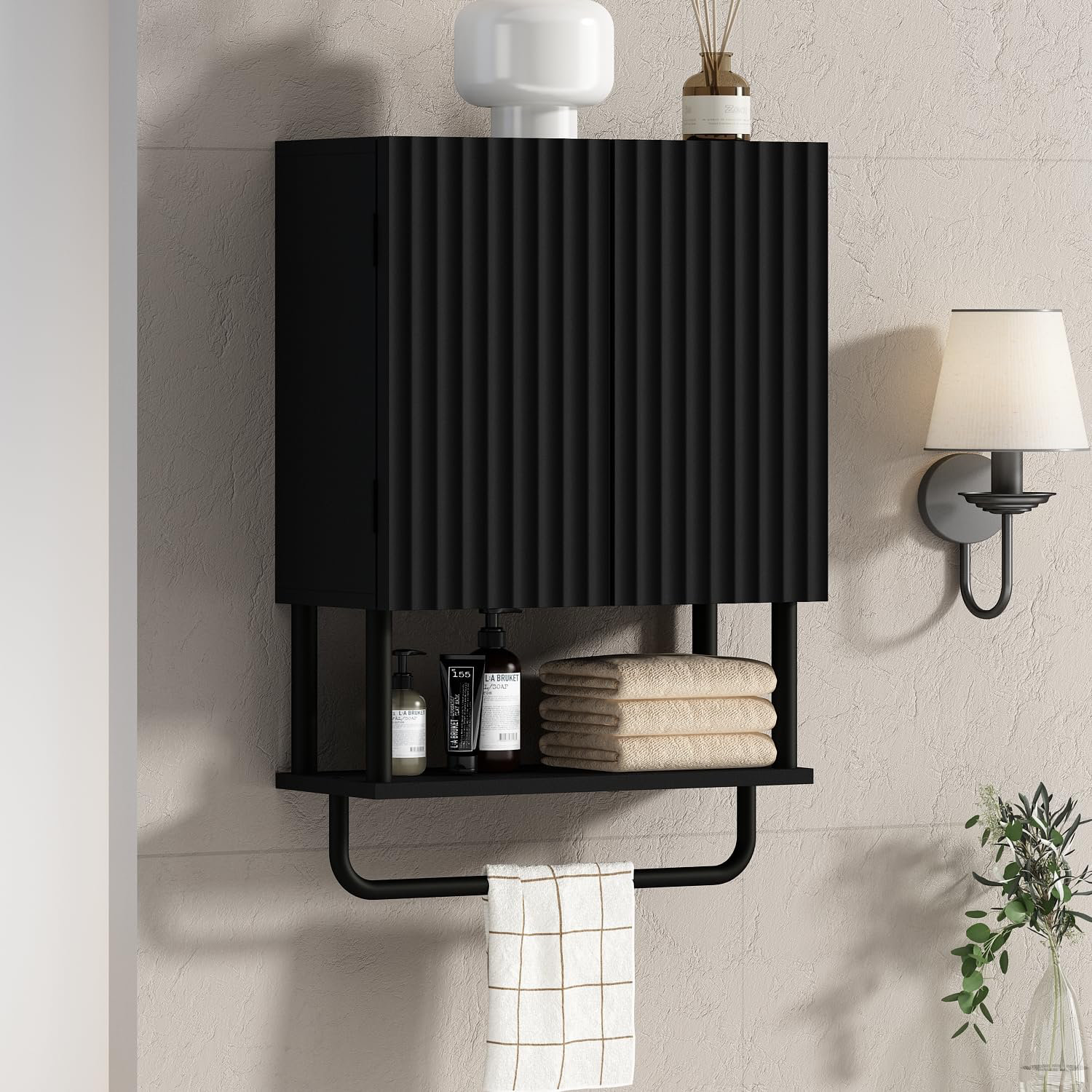 Red Barrel Studio® Toilet Overhead Storage Cabinet/Bathroom Vanity ...