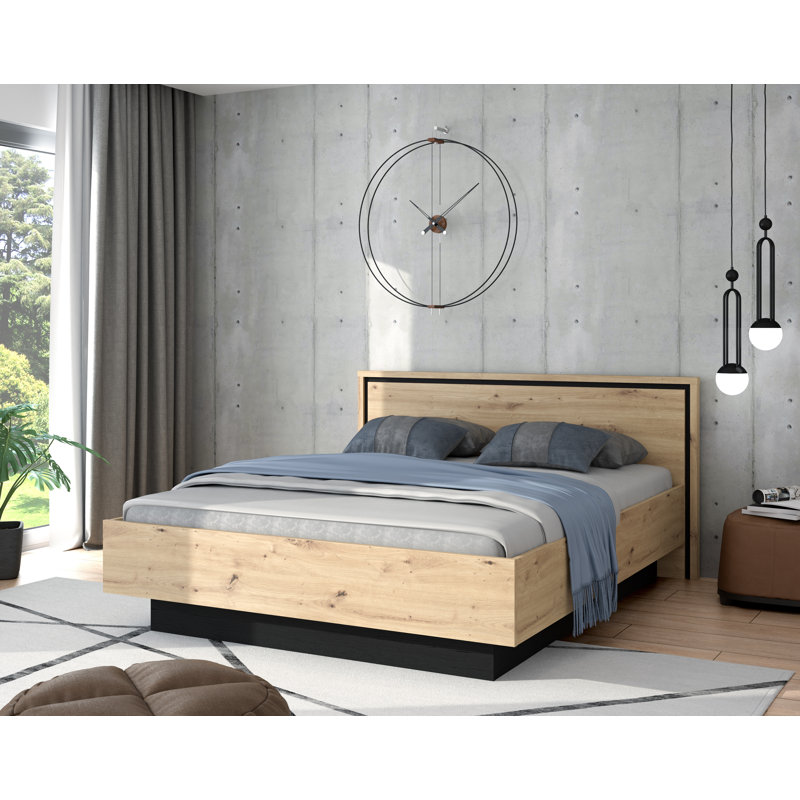 Natur Pur Crespin European Kingsize (160 X 200cm) Bed | Wayfair.co.uk
