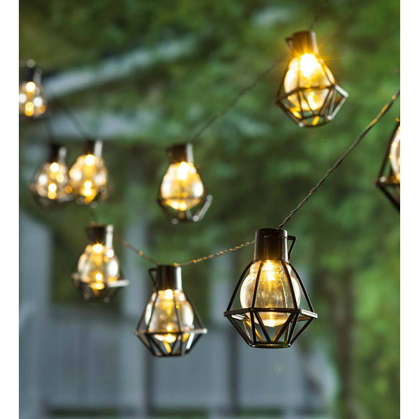 Plow & Hearth 3" Outdoor LED 8 - Bulb Novelty String Light | Wayfair