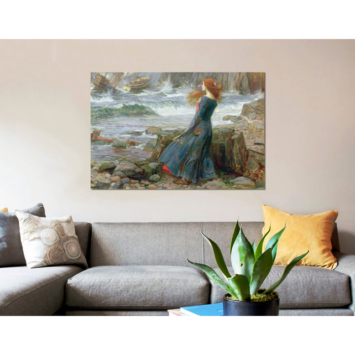 Vault W Artwork Miranda, 1916 On Canvas by John William Waterhouse ...