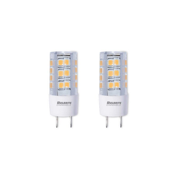 Bulbrite Industries 40 Watt Equivalent T6 GY8/Bi-pin Dimmable 2700K LED ...