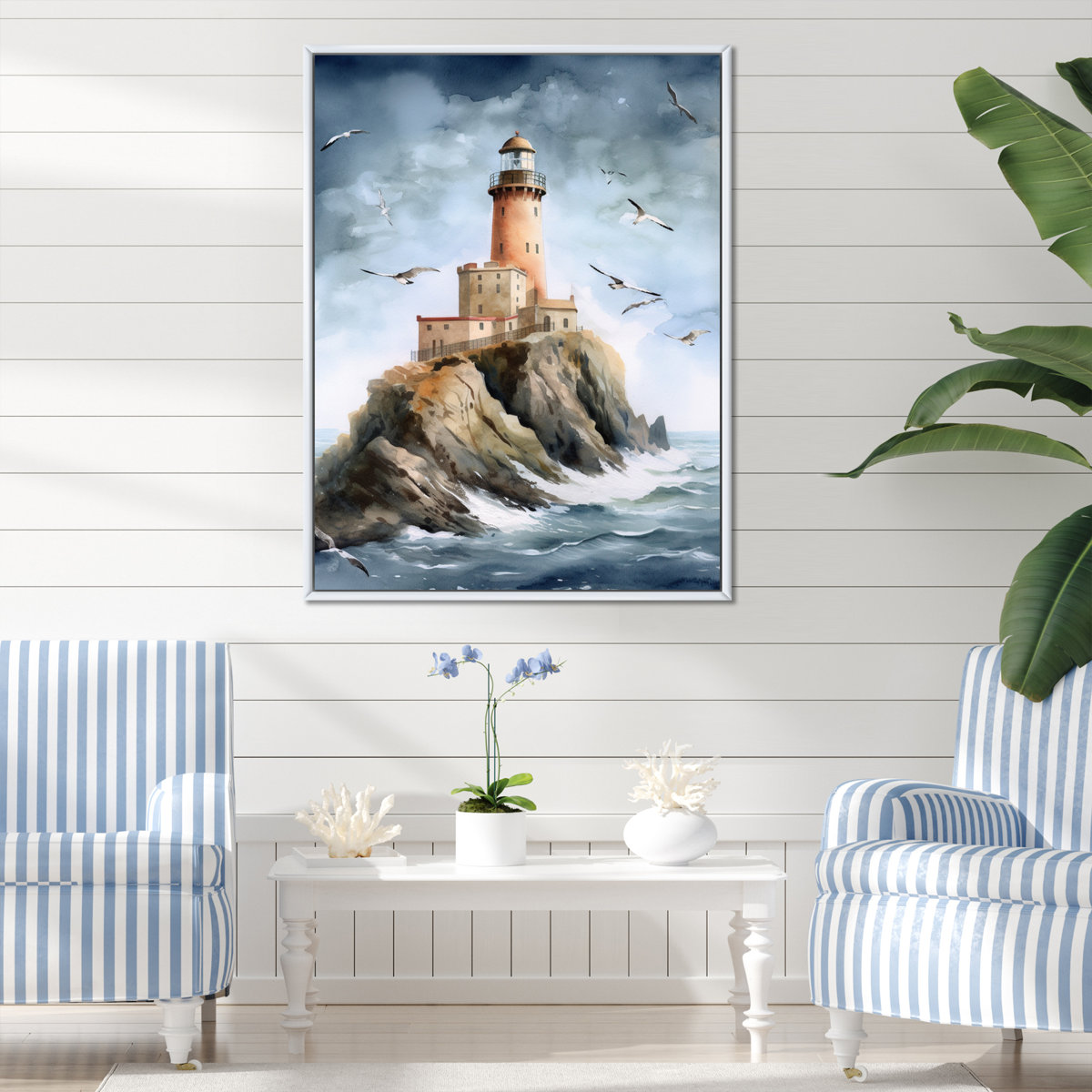 Beachcrest Home™ Amedee Ocean Watchtower III - Print | Wayfair