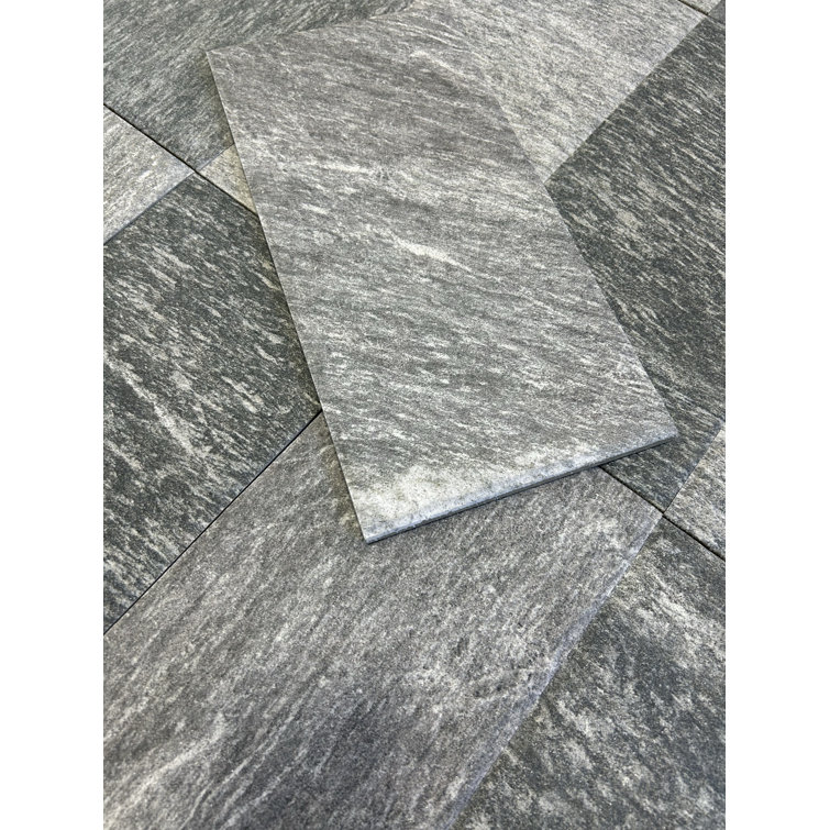 SB TILE AND STONE Vals 6" x 12" Porcelain Stone Look Subway Wall ...