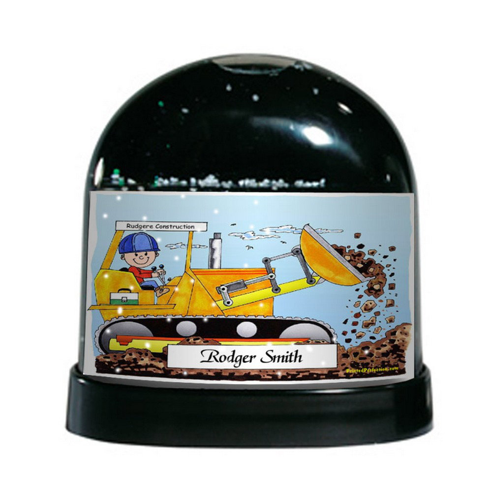 The Holiday Aisle® Friendly Folks Cartoon Caricature Bulldozer Operator ...