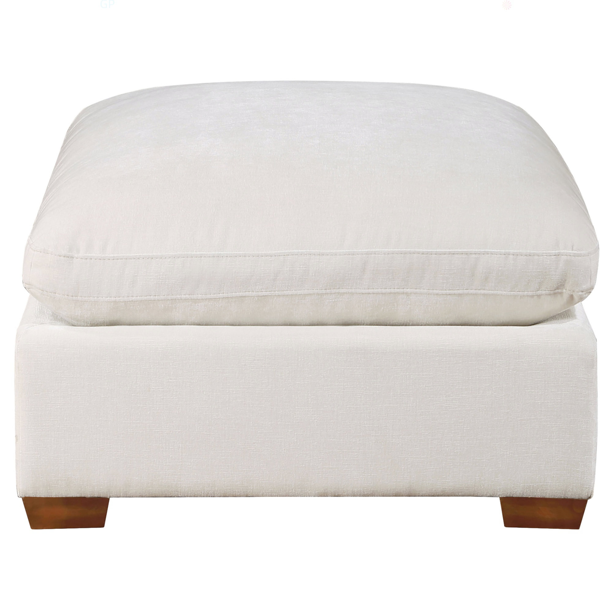 Hokku Designs Modern Upholstered Ottoman For Living Room Bedroom | Wayfair