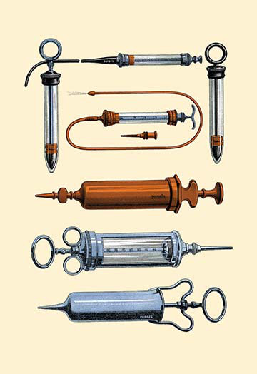 Buyenlarge Syringes #1 by Jules Porges Graphic Art | Wayfair