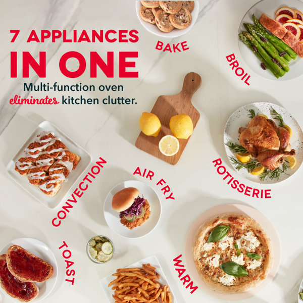 Dash Chef Series Air Fryer Oven with Rotisserie 23Qt & Reviews | Wayfair