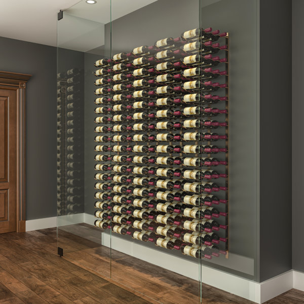 Rebrilliant Indurial Wall Mounted 36-Bottle Wine Rack "& Reviews" | Wayfair
