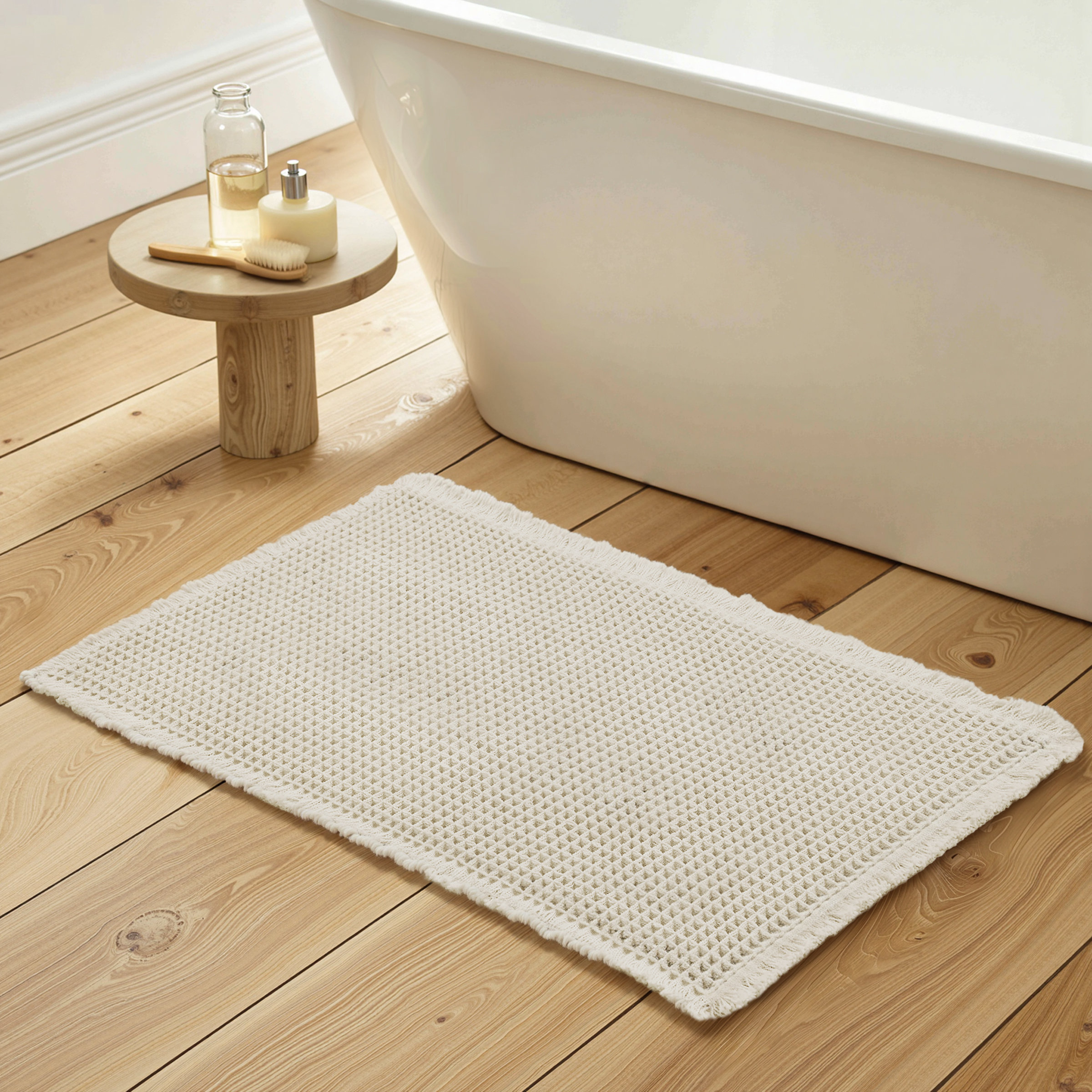 Gracie Oaks Upgraded Waffle Super Absorbent Non Slip Bath Rugs with ...