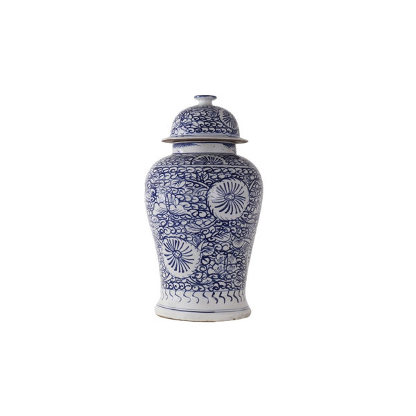 Alice Lane Home Collection Handmade Ceramic / Porcelain Decorative Urns ...
