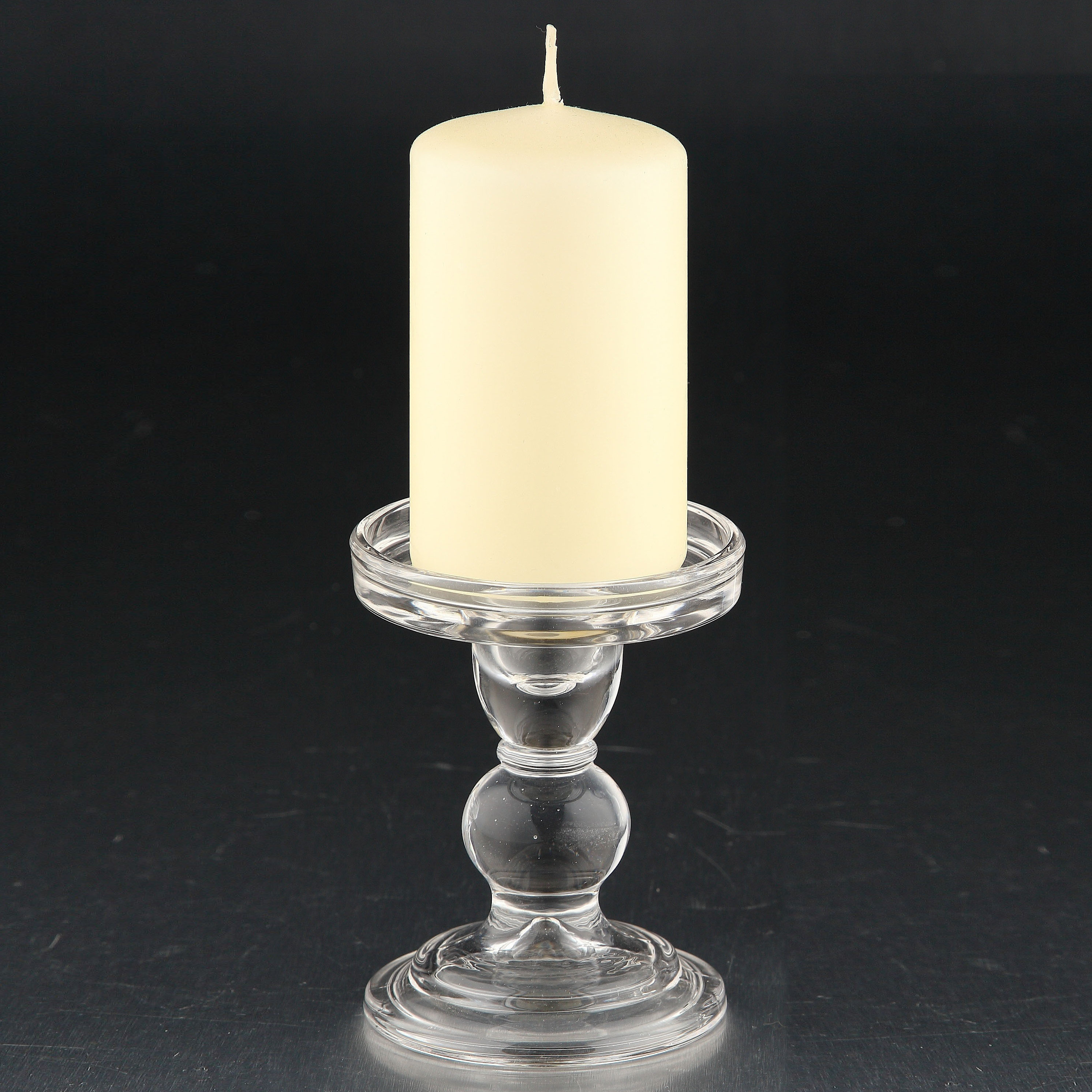 Ophelia & Co. Small Glass Candlestick & Reviews | Wayfair