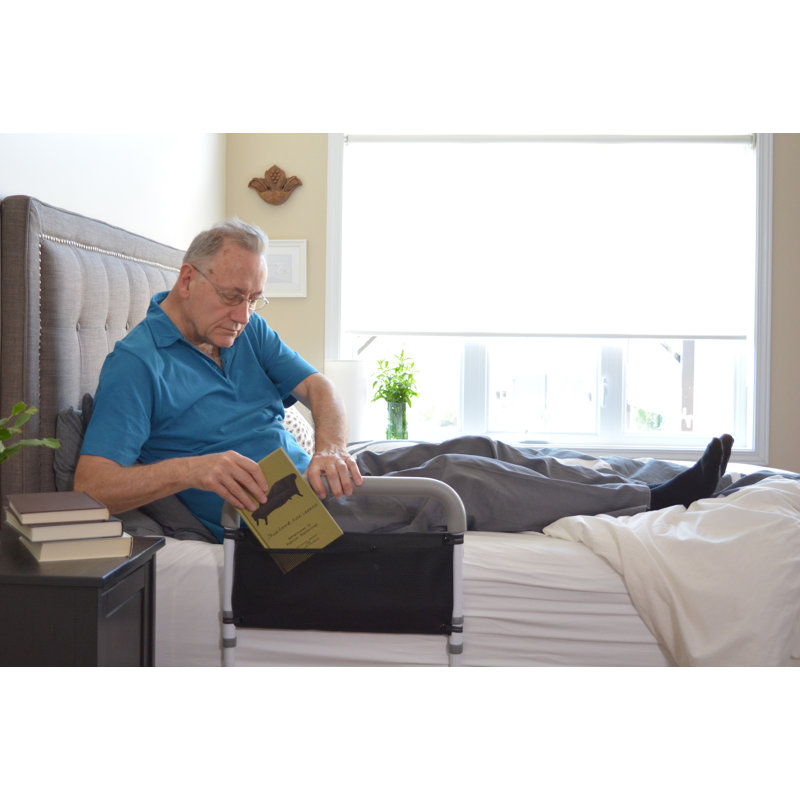HEALTHCRAFT Assista-Rail, Fixed Bed Rail For Seniors Featuring Anti ...