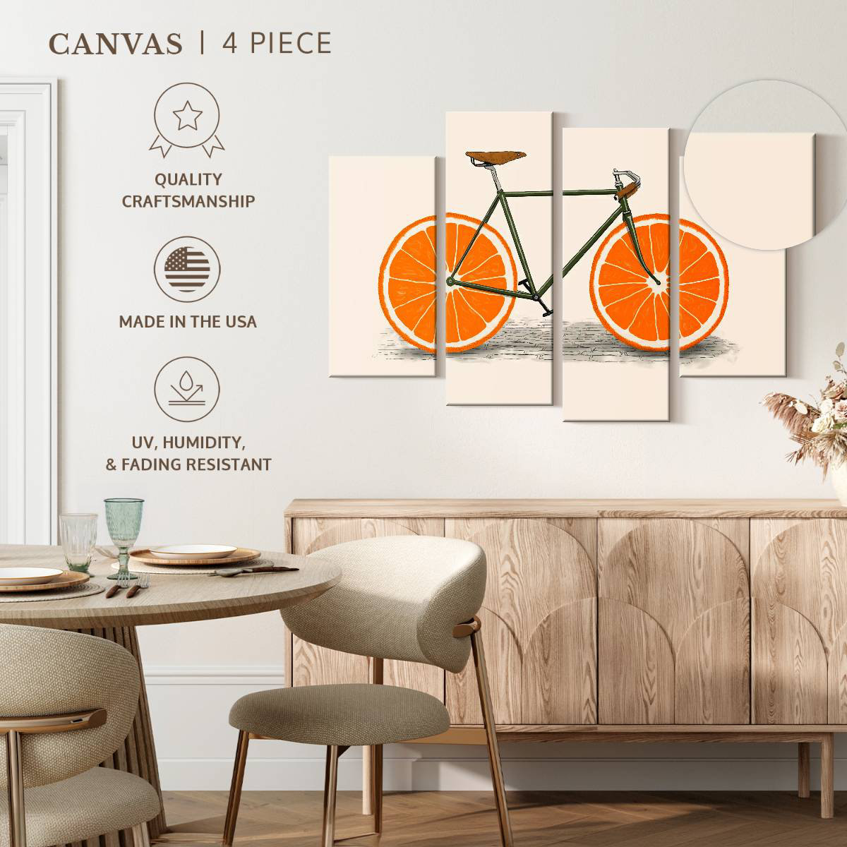Ebern Designs Mehar Zest Orange Wheels | Wayfair