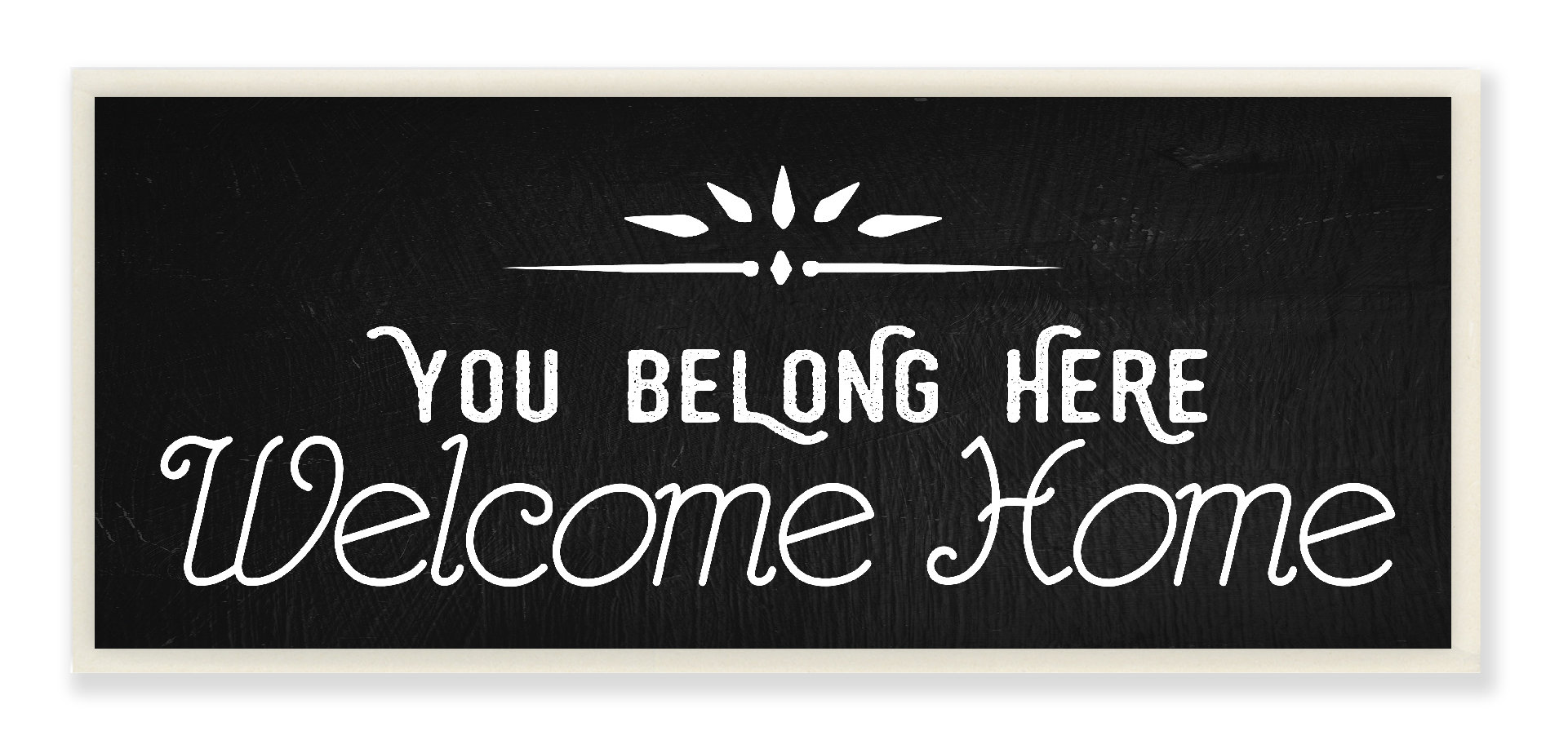 Stupell Industries 'You Belong Here Welcome Home' by Daphne Polselli ...