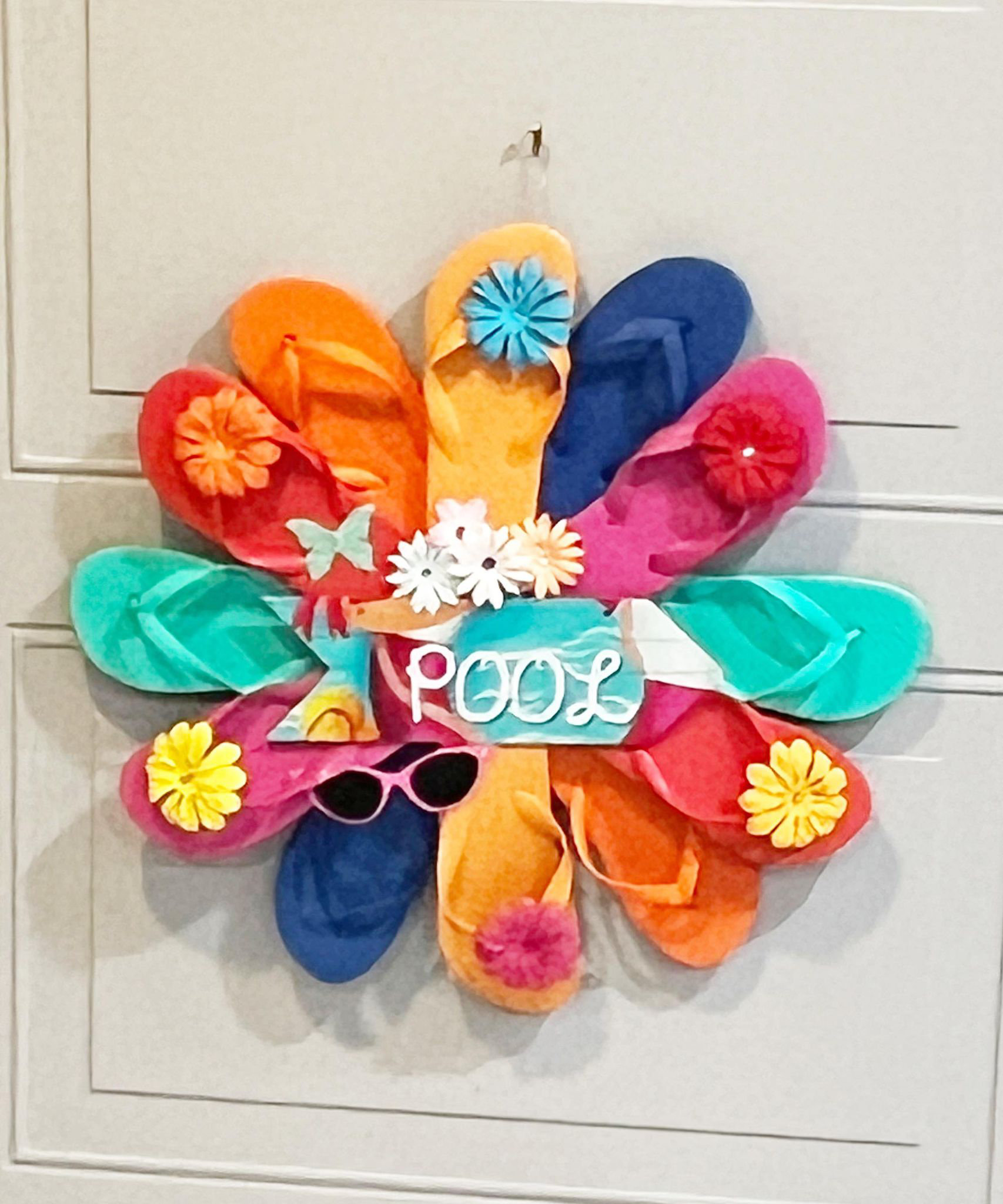 Red Barrel Studio® Summer Pool Wreath | Wayfair