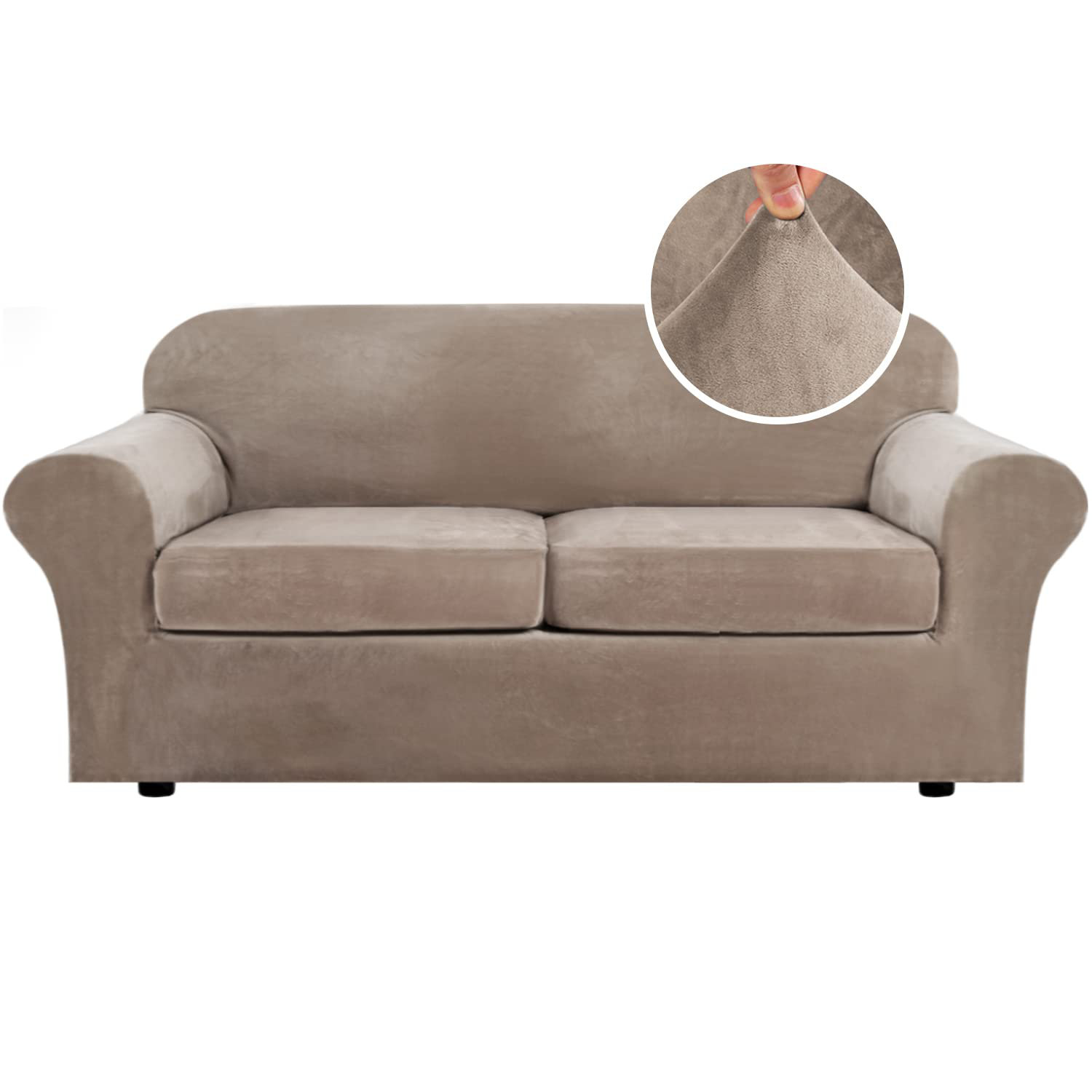 MANASOTA OFFICE SUPPLIES & EQUIPMENT LLC Real Velvet Plush 3 Piece ...