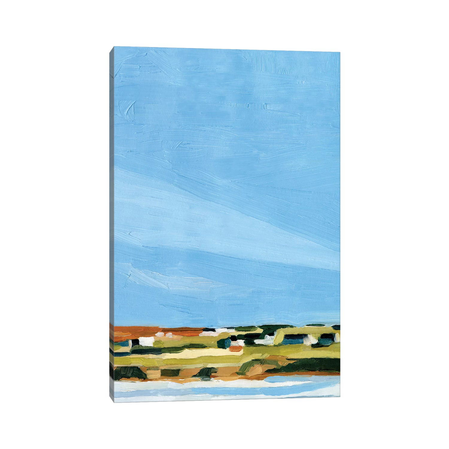 East Urban Home Color Field Landscape I by Emma Scarvey - Wrapped ...