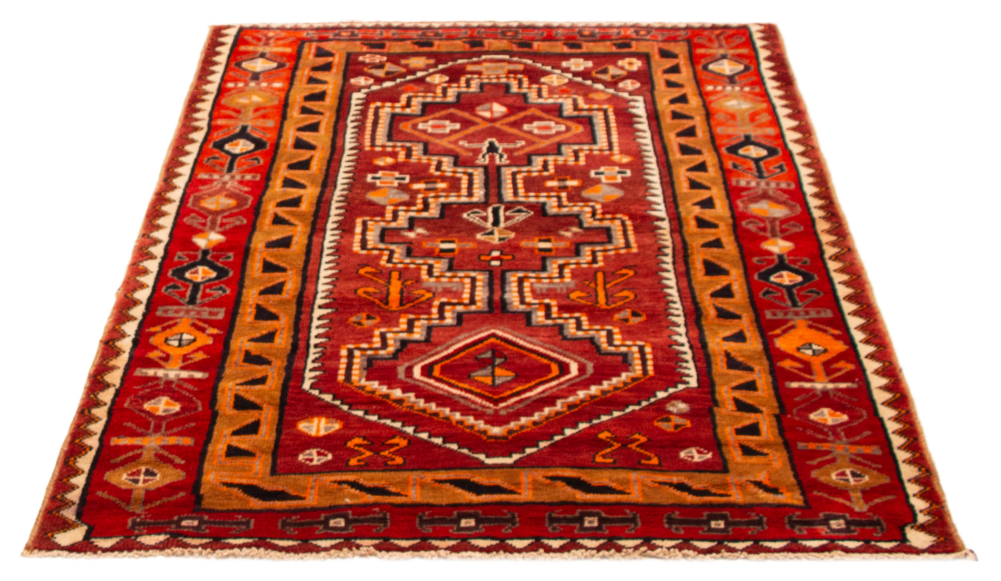 Bloomsbury Market One Of Kind Handmade Melis Vintage Red Rug 5'0" x 6'5 ...
