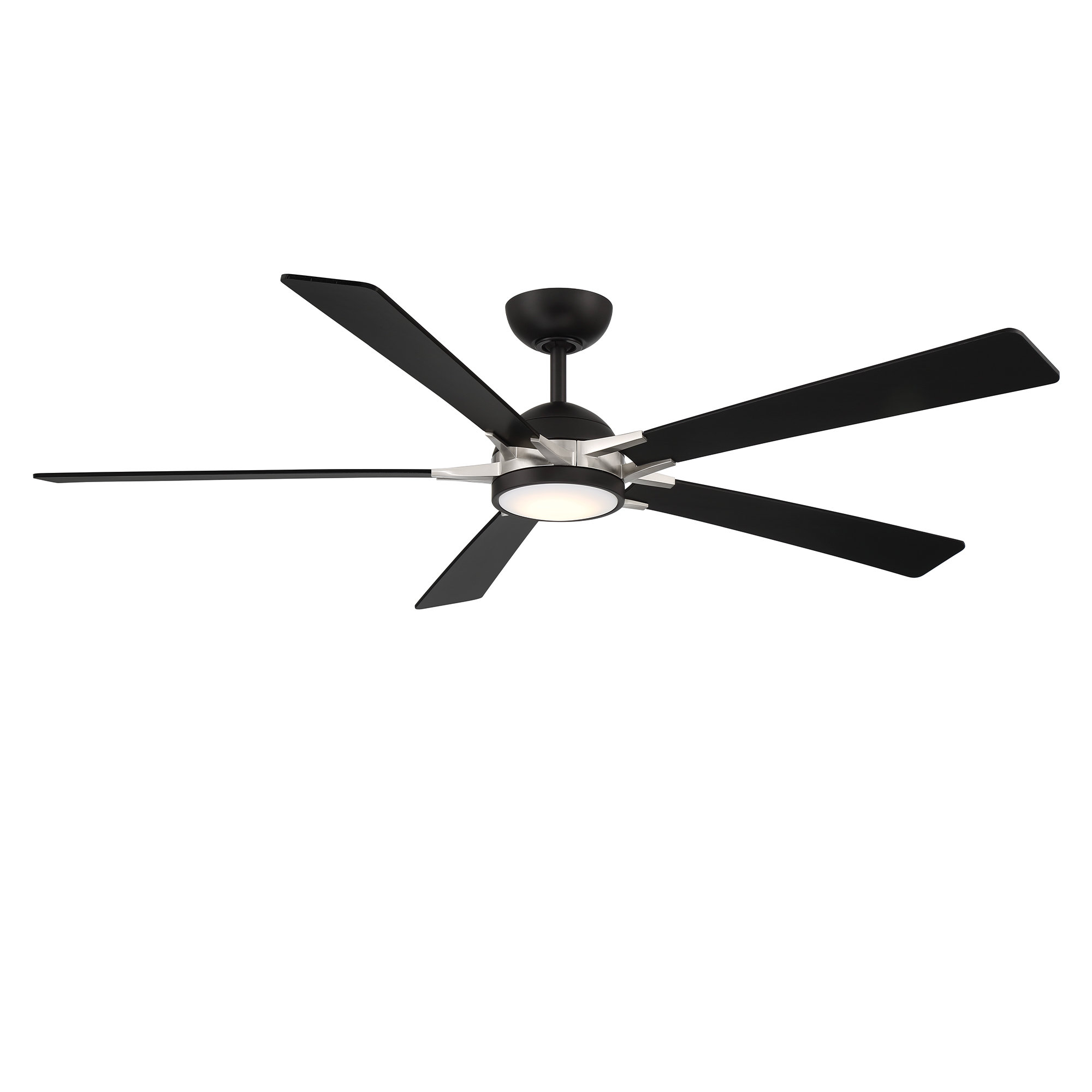 WAC Lighting 65" Rotary 5 - Blade LED Smart Standard Ceiling Fan with ...