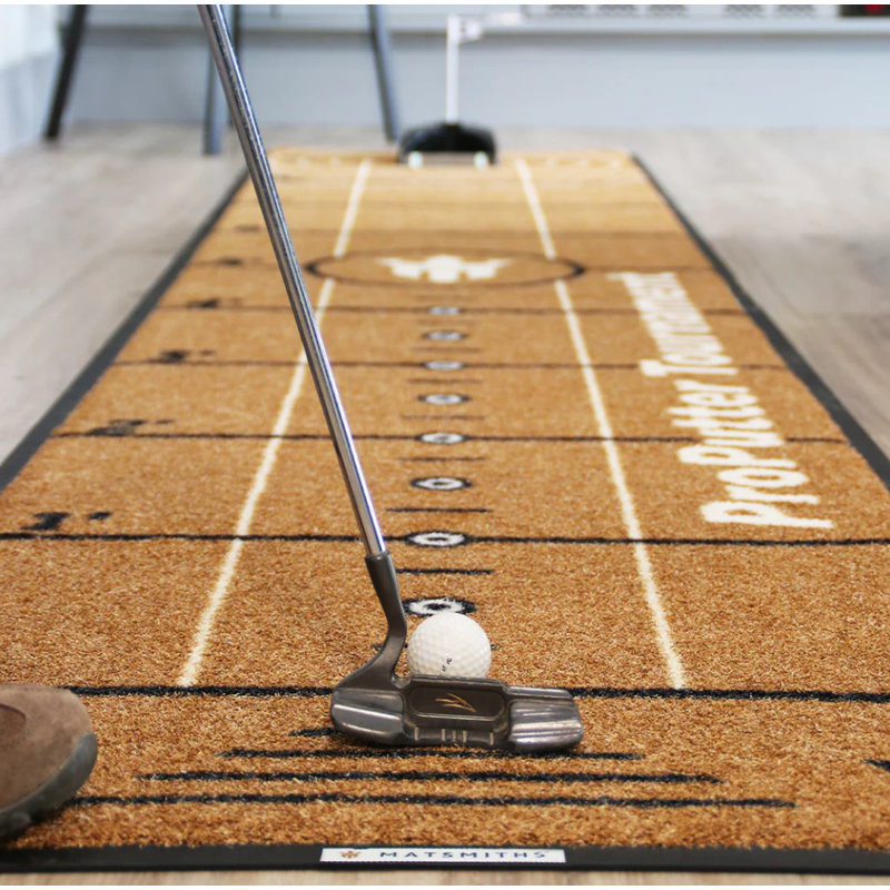 Latitude Run® Bronze Golf Putting Mat | Wayfair