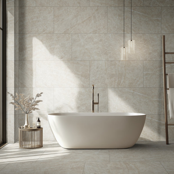 MSI Legions Taja Ivory 24" X 48" Matte Porcelain Floor And Wall Tile ...