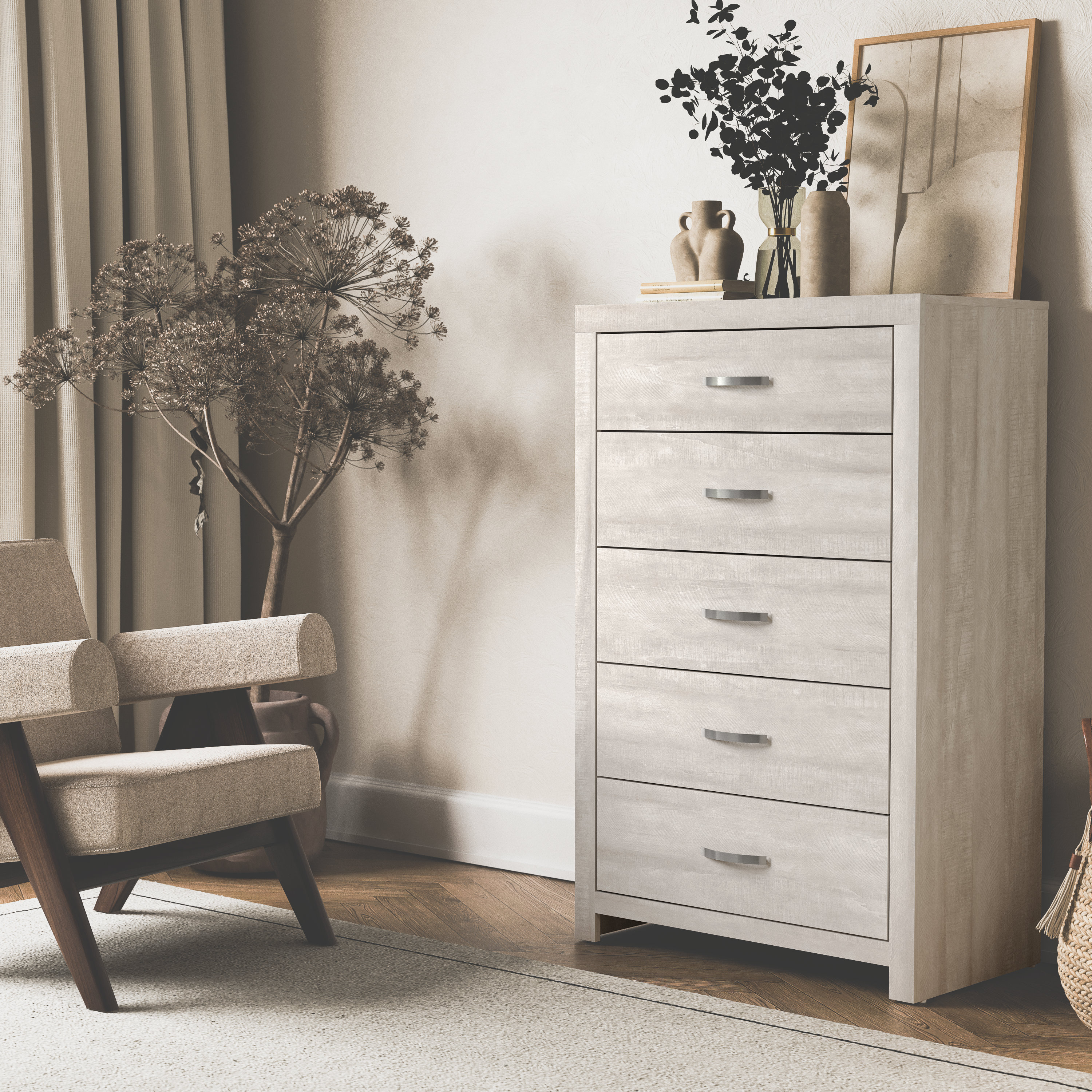 Latitude Run® Commode à 5 tiroirs GRESSA et avis - Wayfair Canada