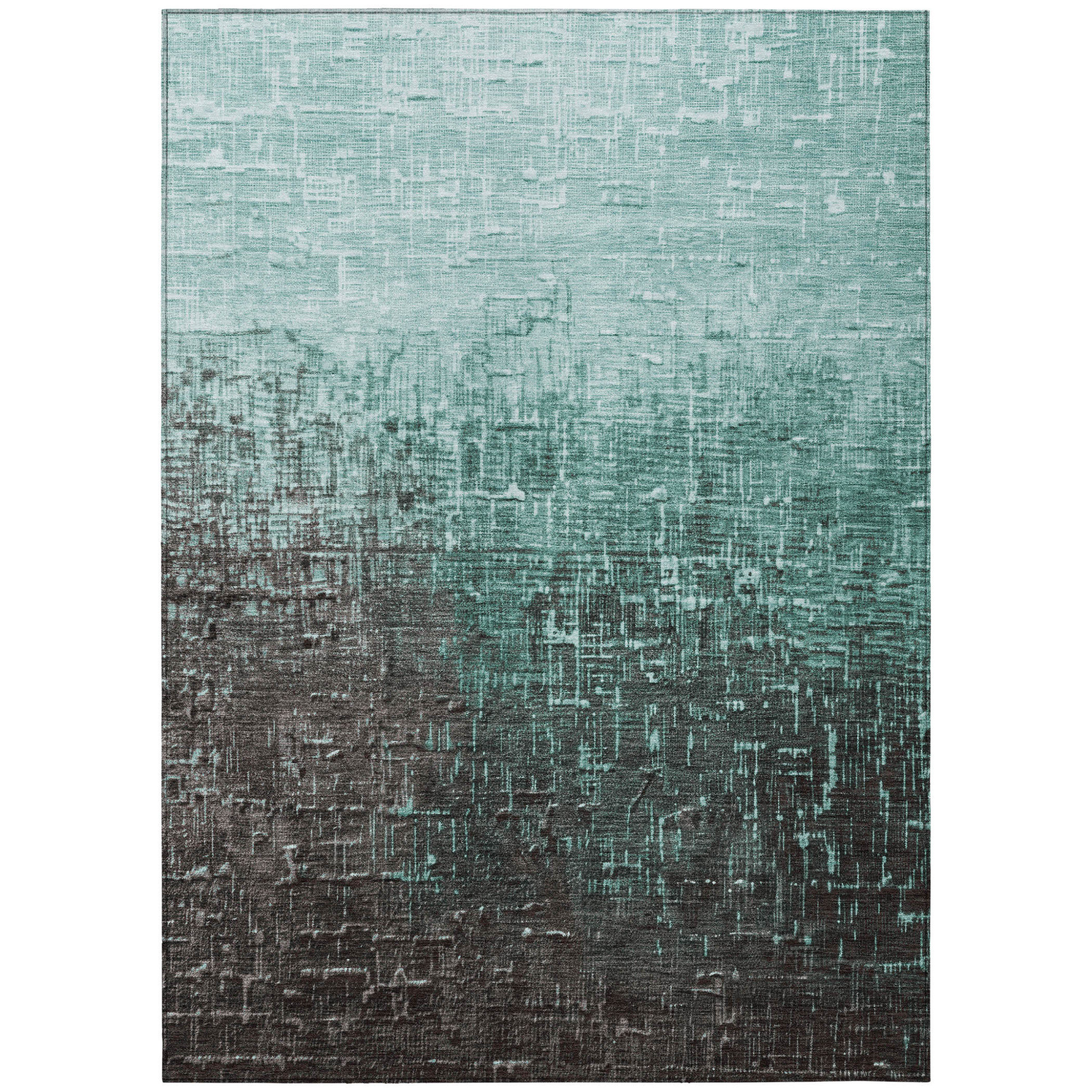 HomeRoots Rectangle Machine Woven Area Rug | Wayfair