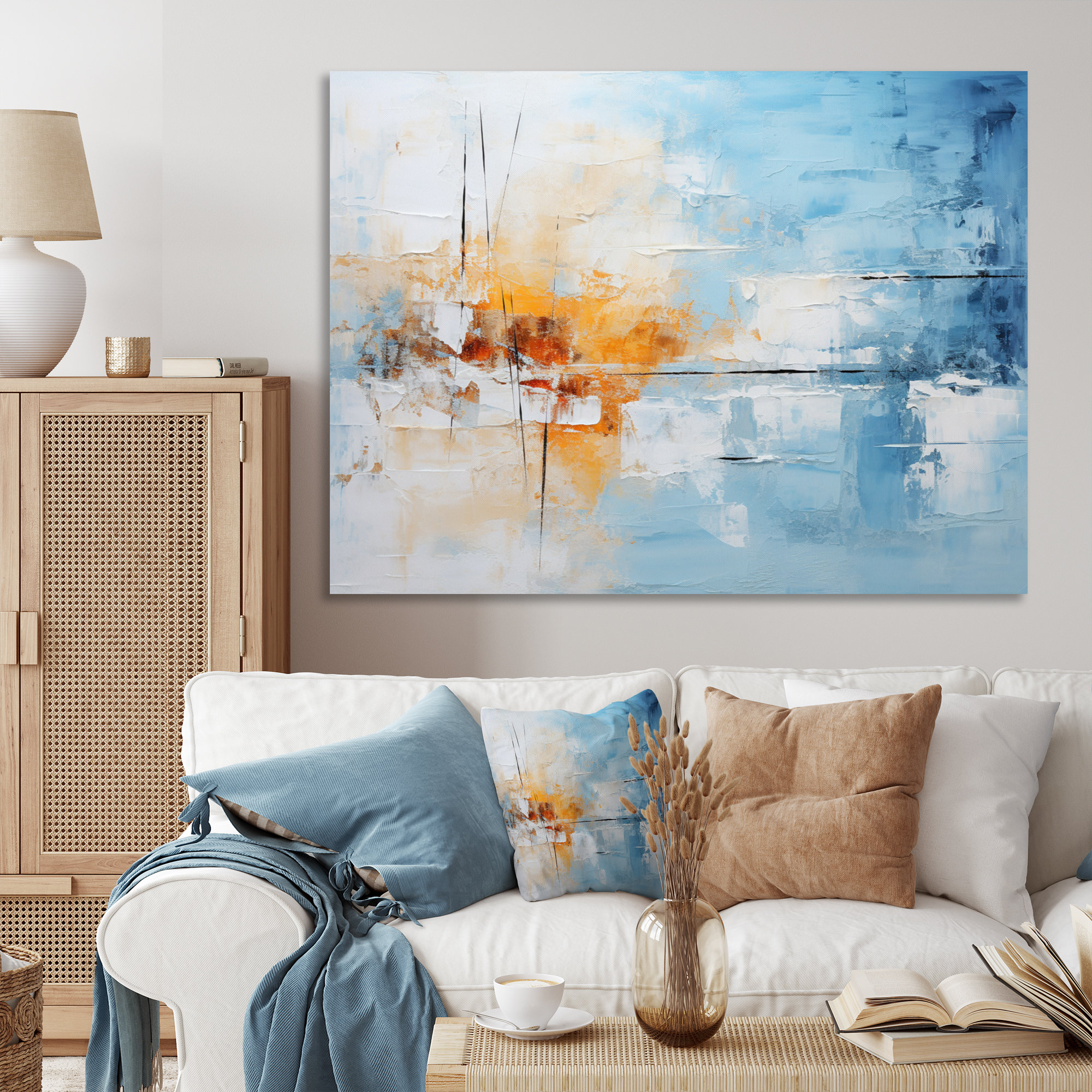 Wrought Studio™ Genualdi Collage Frozen Snow II On Canvas Print | Wayfair