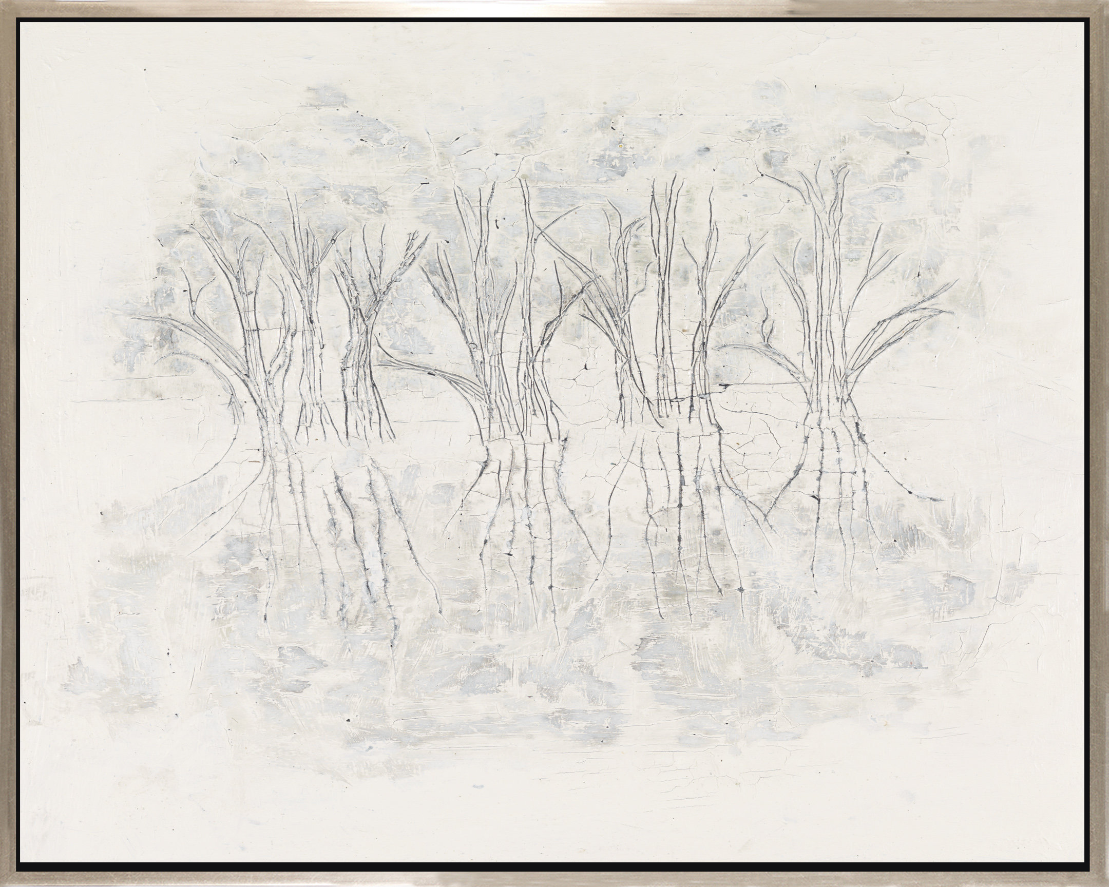 CHC Art, Inc. Reflections - Floater Frame Drawing Print on Canvas ...