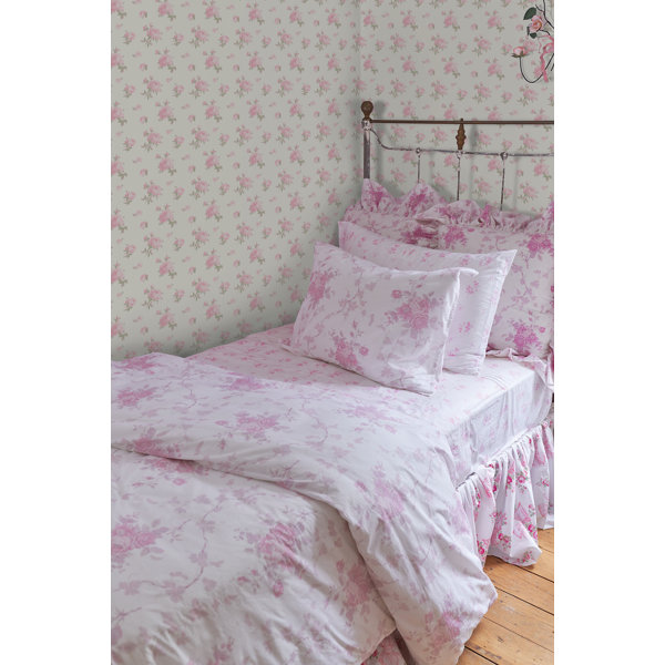 LoveShackFancy Rose Small Print 33' L x 20.5" W Wallpaper Roll ...