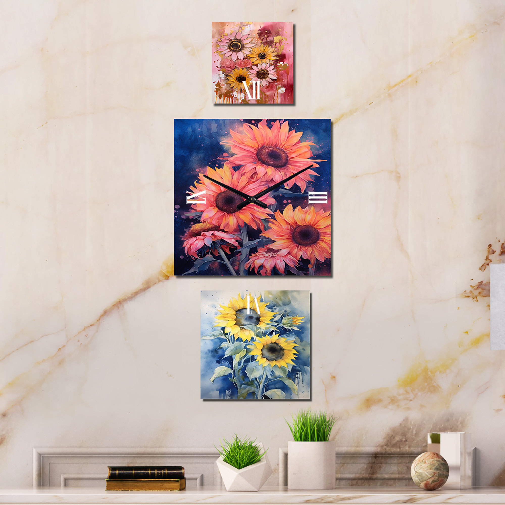 August Grove® Cesaro Metal Wall Clock | Wayfair