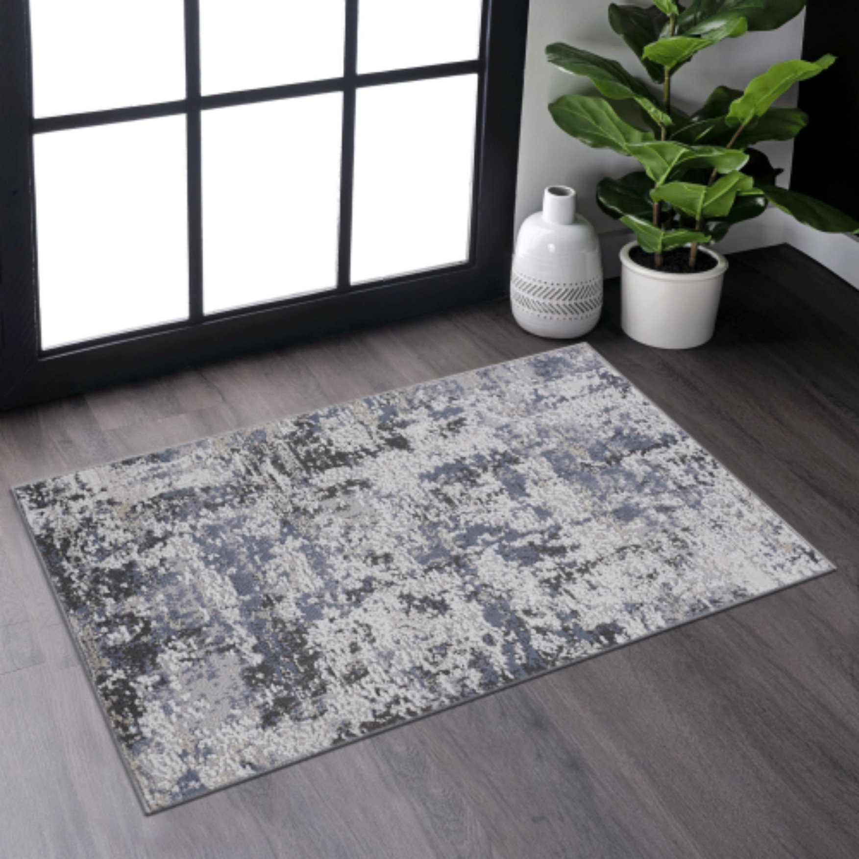 17 Stories Home Fashion Stain Resistant Area Rug, 5X7 | Wayfair