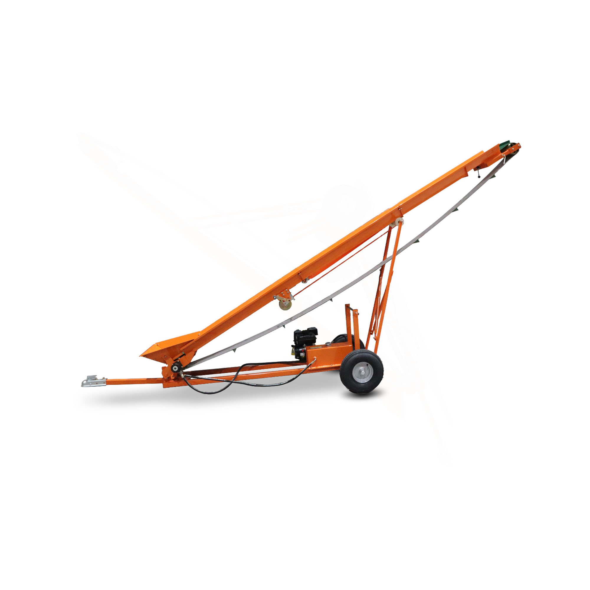SHENZHENHAIYUE 12-Inch Width PVC Belt Firewood Conveyor, 6.5HP 208Cc ...