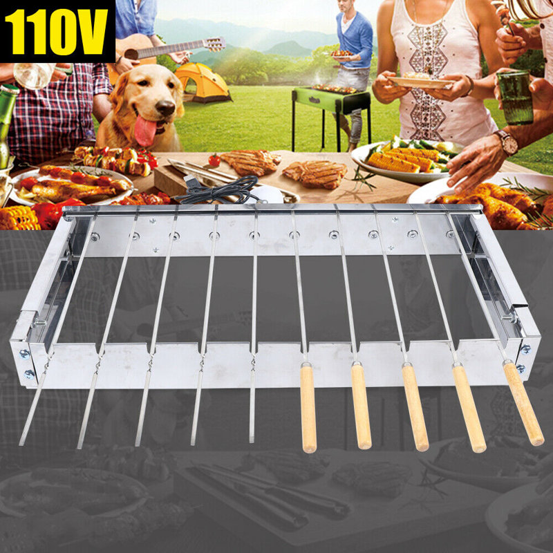 CNCEST Bbq Automatic Flipping Rotating Rotisserie Grill & Reviews | Wayfair