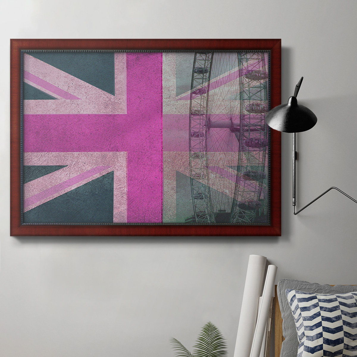 Trinx The London Eye - Picture Frame Print on Canvas - Wayfair Canada