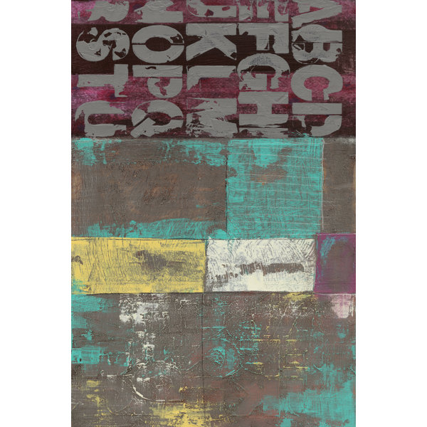 Borough Wharf Letters And Paint II - Wrapped Canvas Art Prints ...