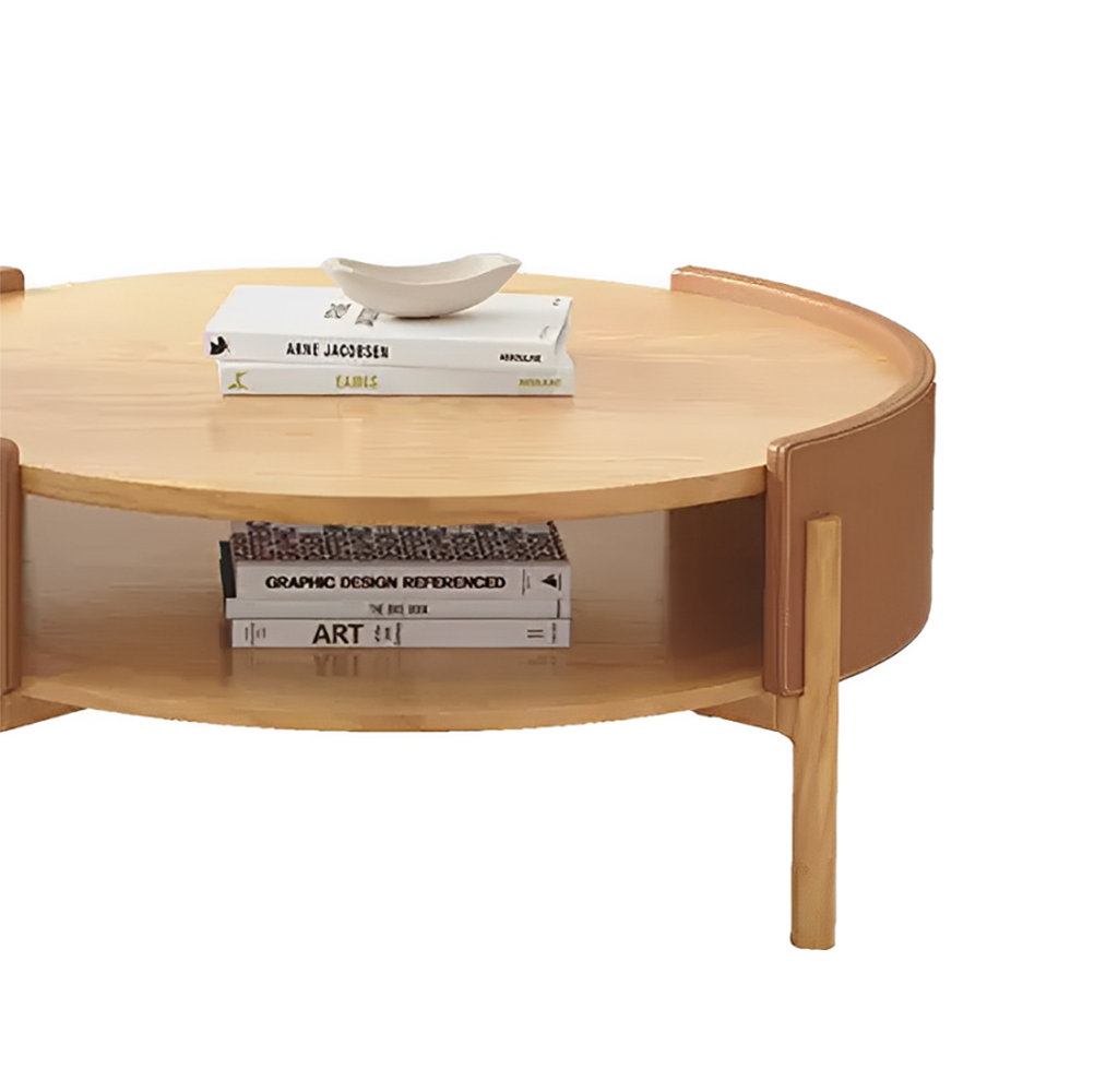 Hokku Designs Wabi-sabi Coffee table Nordic round table | Wayfair