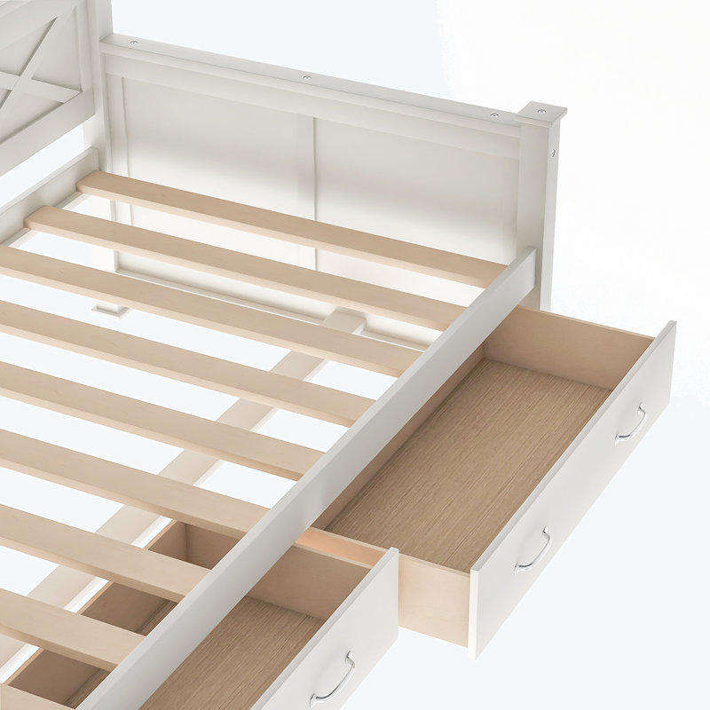 August Grove® Bushea Platform Storage Bed | Wayfair