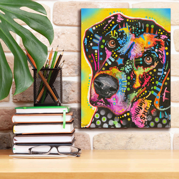 Latitude Run® " Lab Love 3 " by Dean Russo Painting Print on Canvas ...