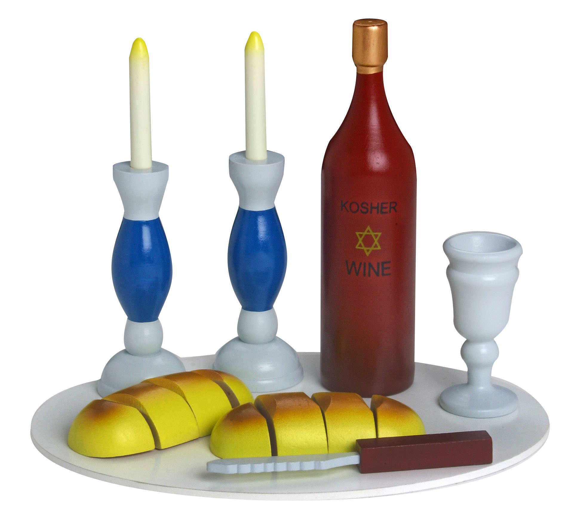 Israel Giftware Design Deluxe Childrens Shabbat Play food & Reviews ...