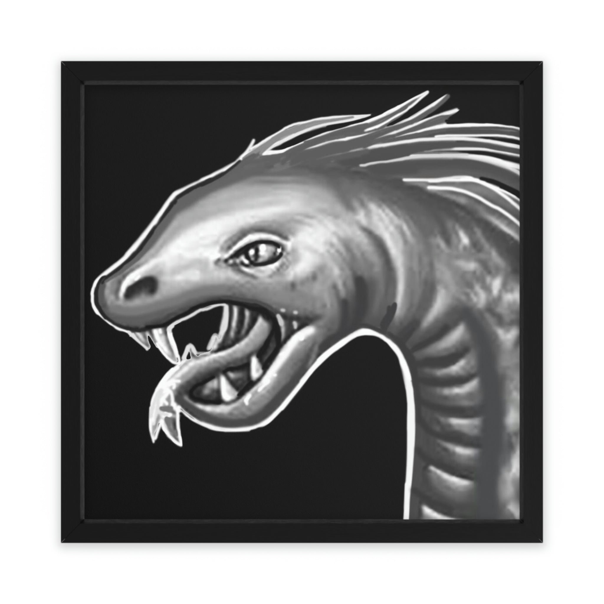 Trinx Serpent Picture Frame Illustration | Wayfair