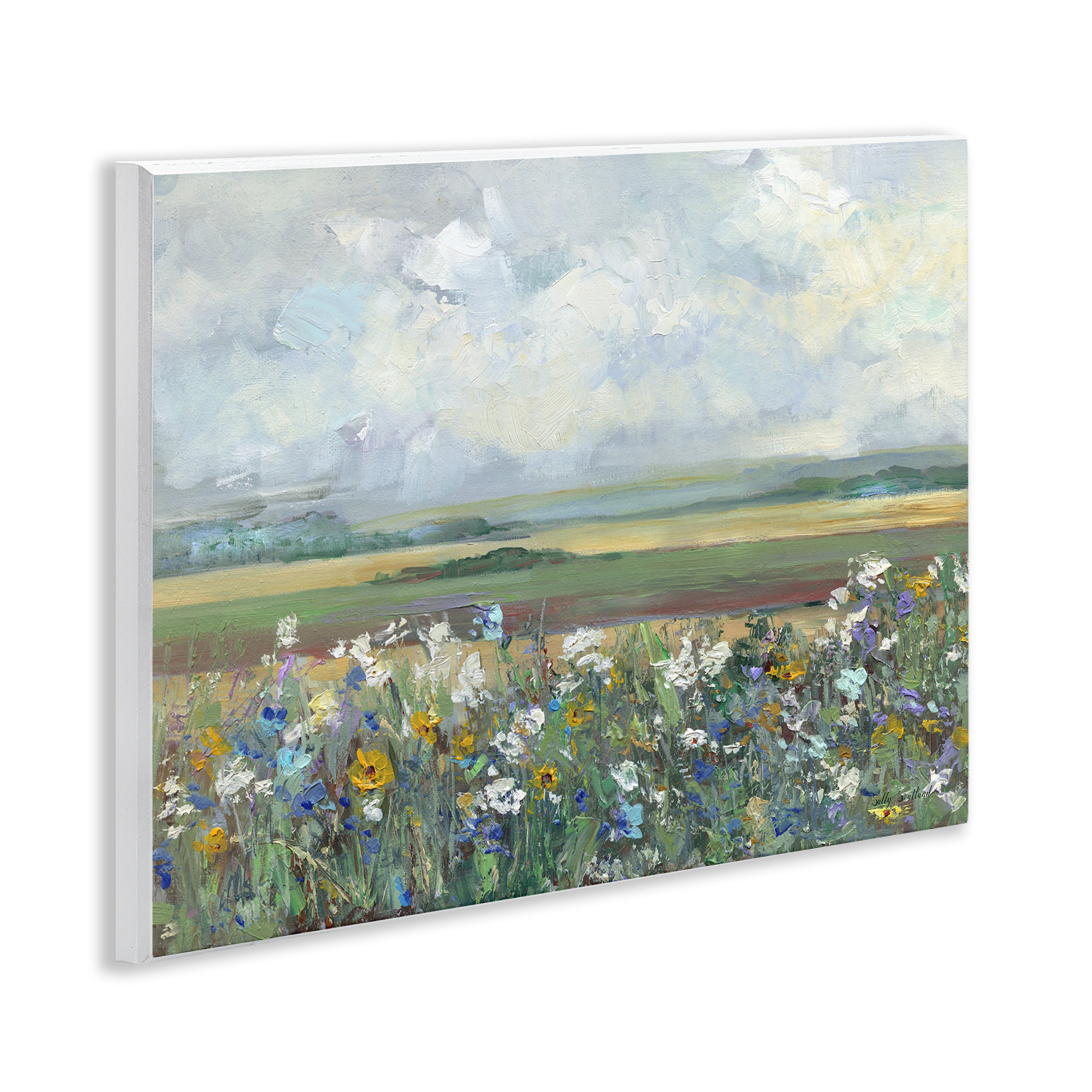 Ebern Designs County Meadow Clouds Overhead Wall Plaque, design by ...