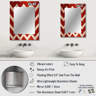 Mercer41 Fiery Chevron Passion - Chevron Mirror Wall Decor | Wayfair