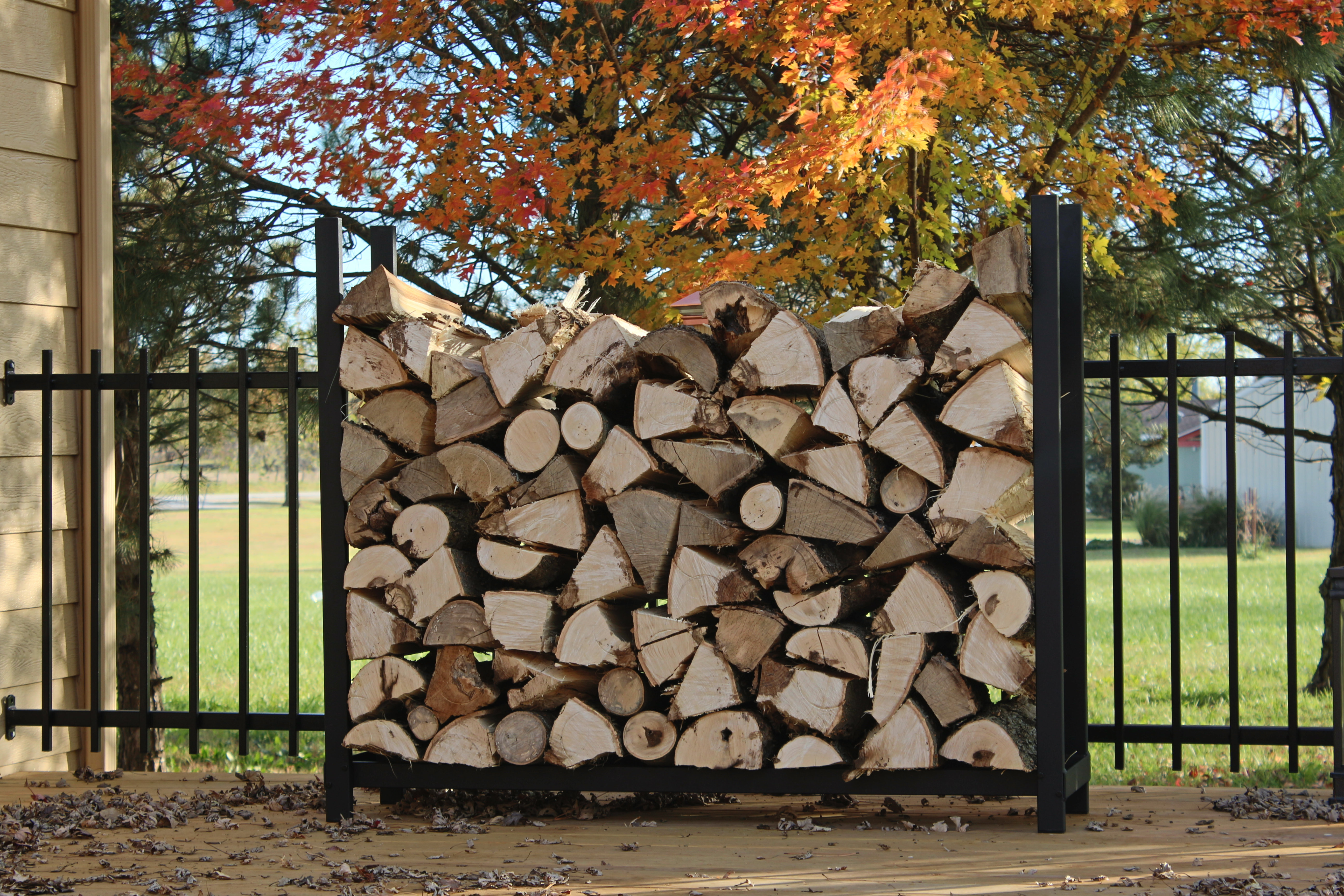 Woodhaven Log Rack & Reviews | Wayfair