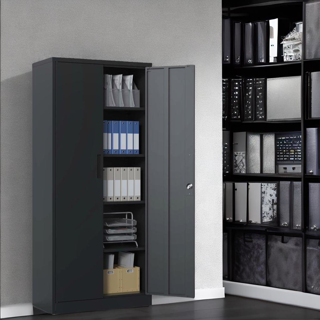 Latitude Run® Nuru Metal Single Storage Cabinet (72"h x 36" W x 18" D ...