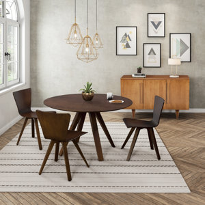 Corrigan Studio® Drake Solid Wood Dining Table & Reviews | Wayfair